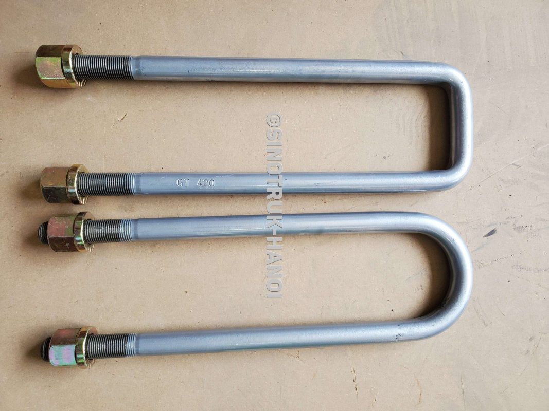 Quang nhíp mooc vuông 93x24x420 xe Howo – PHỤ TÙNG HOWO